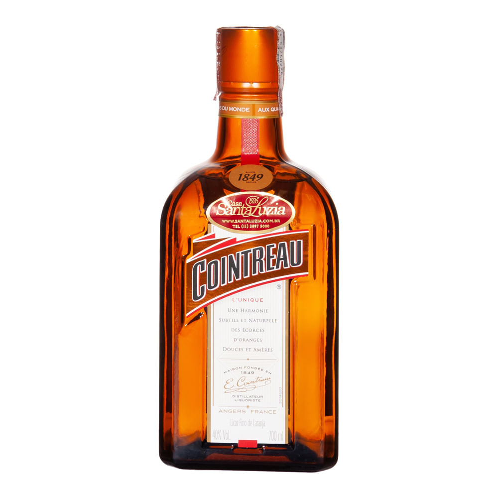 Licor Fino de Laranja Cointreau 700ml - Casa Santa Luzia