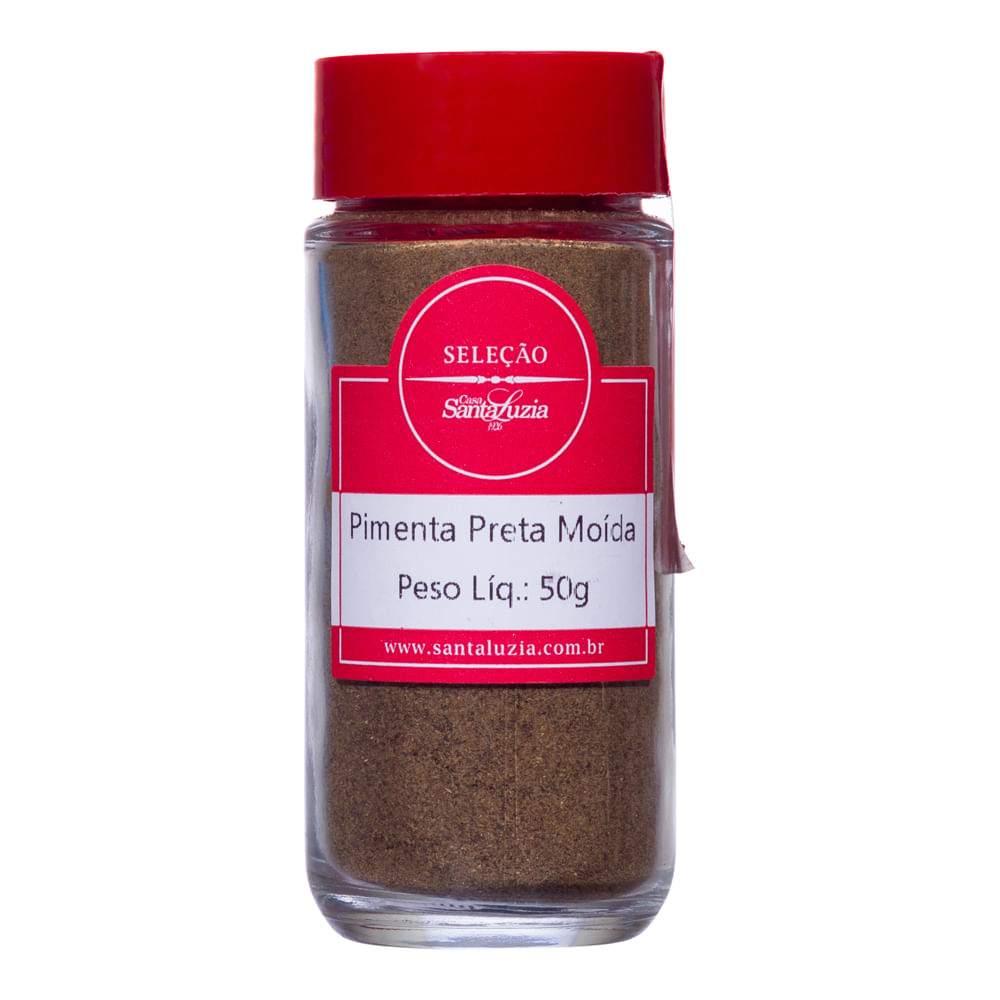 Pimenta Preta Moída Casa Santa Luzia 50g - Casa Santa Luzia