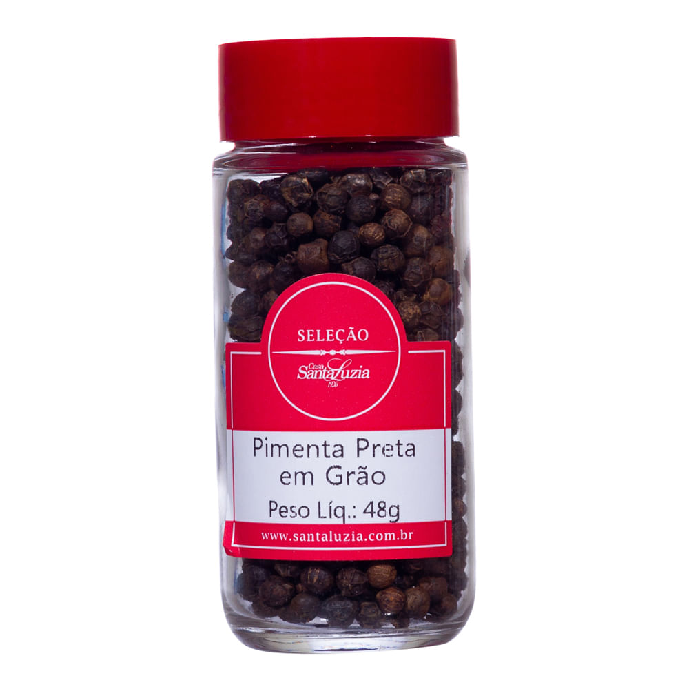 Pimenta Preta Em Grãos Casa Santa Luzia 48g - Casa Santa Luzia