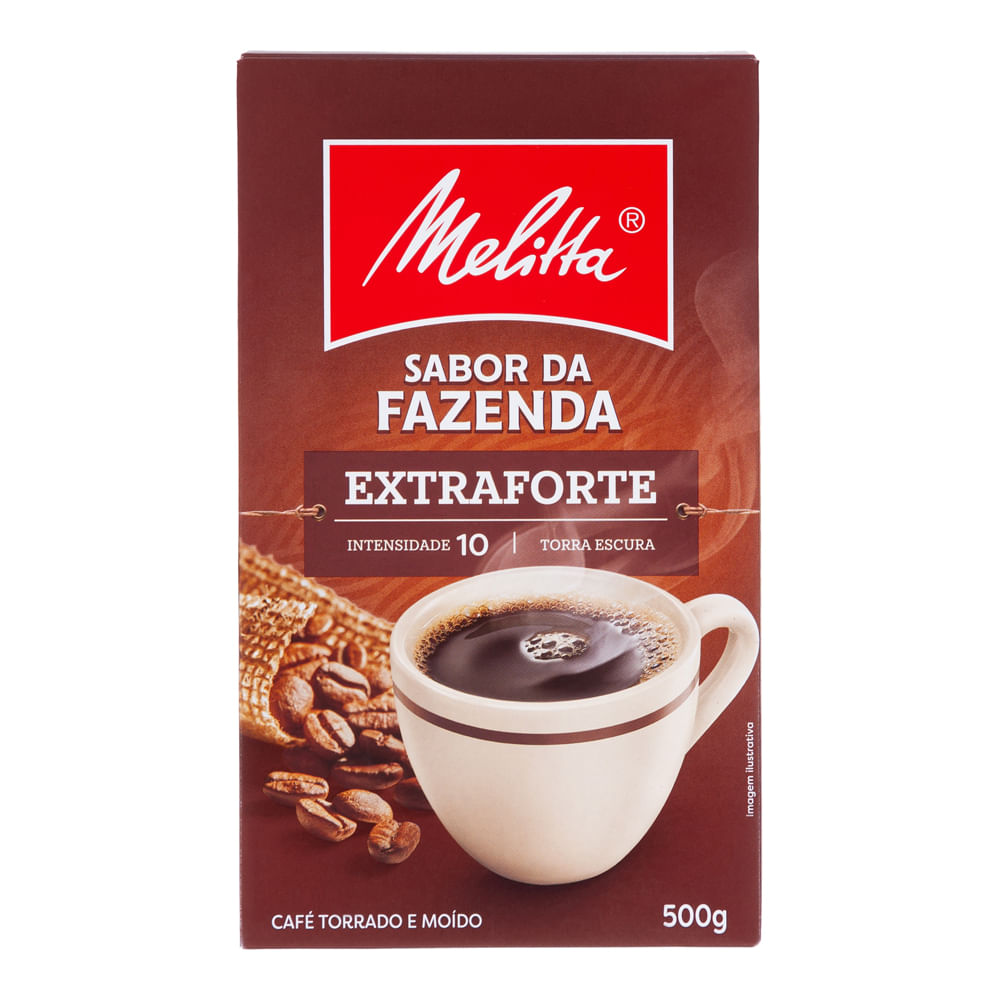Café Sabor Da Fazenda Extra Forte Melitta 500g - Casa Santa Luzia