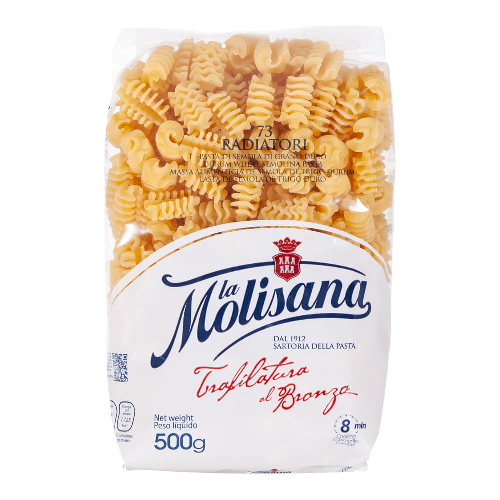 Macarrão Radiatori La Molisana 500g - Casa Santa Luzia