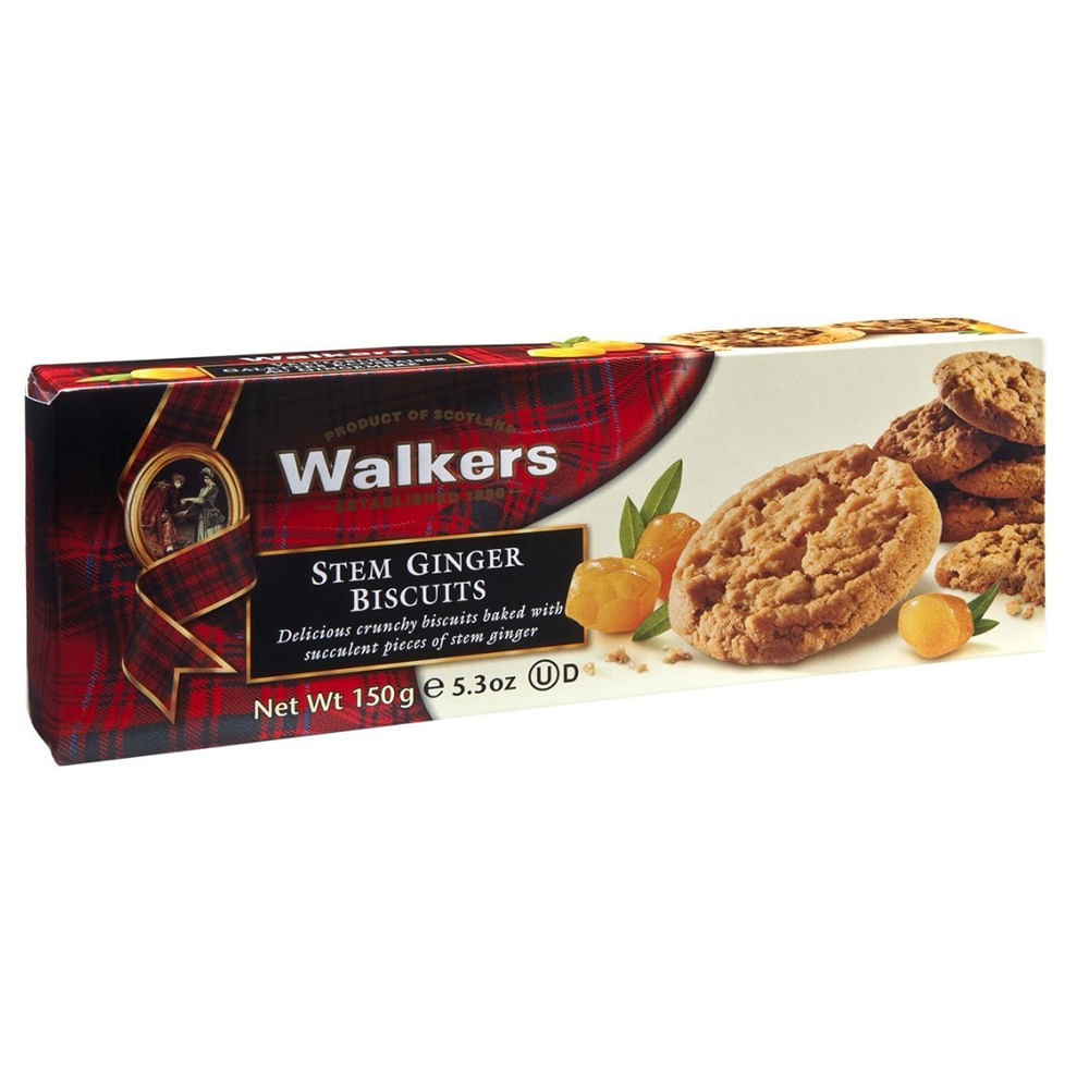 Biscoito Ginger Walkers 150g - Casa Santa Luzia