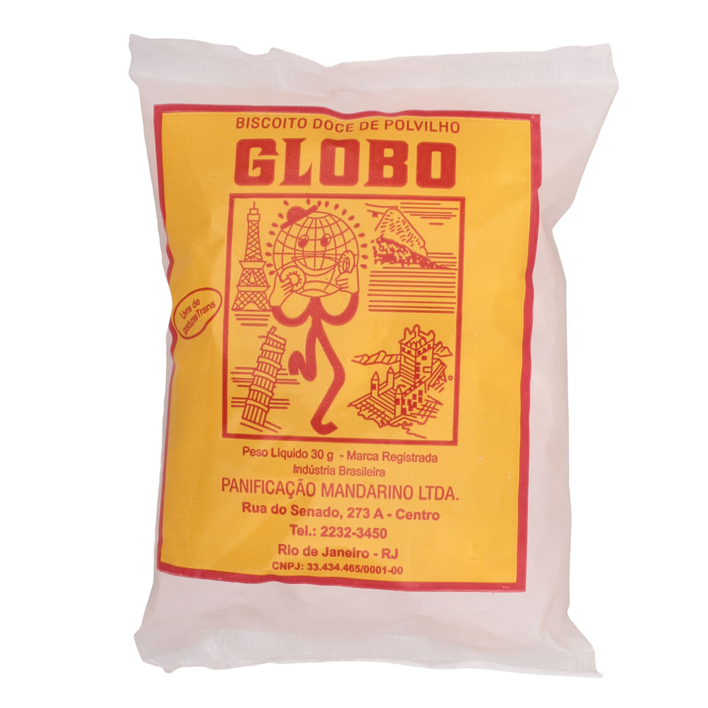 Biscoito de polvilho doce Globo 30g - Casa Santa Luzia