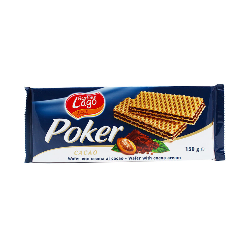 Biscoito Wafer de Chocolate Lago 150g - Casa Santa Luzia