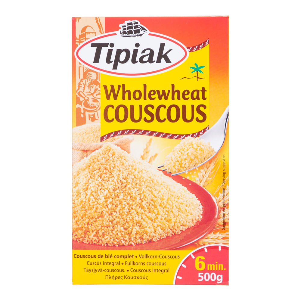 Couscous Integral Tipiak 500g - Casa Santa Luzia