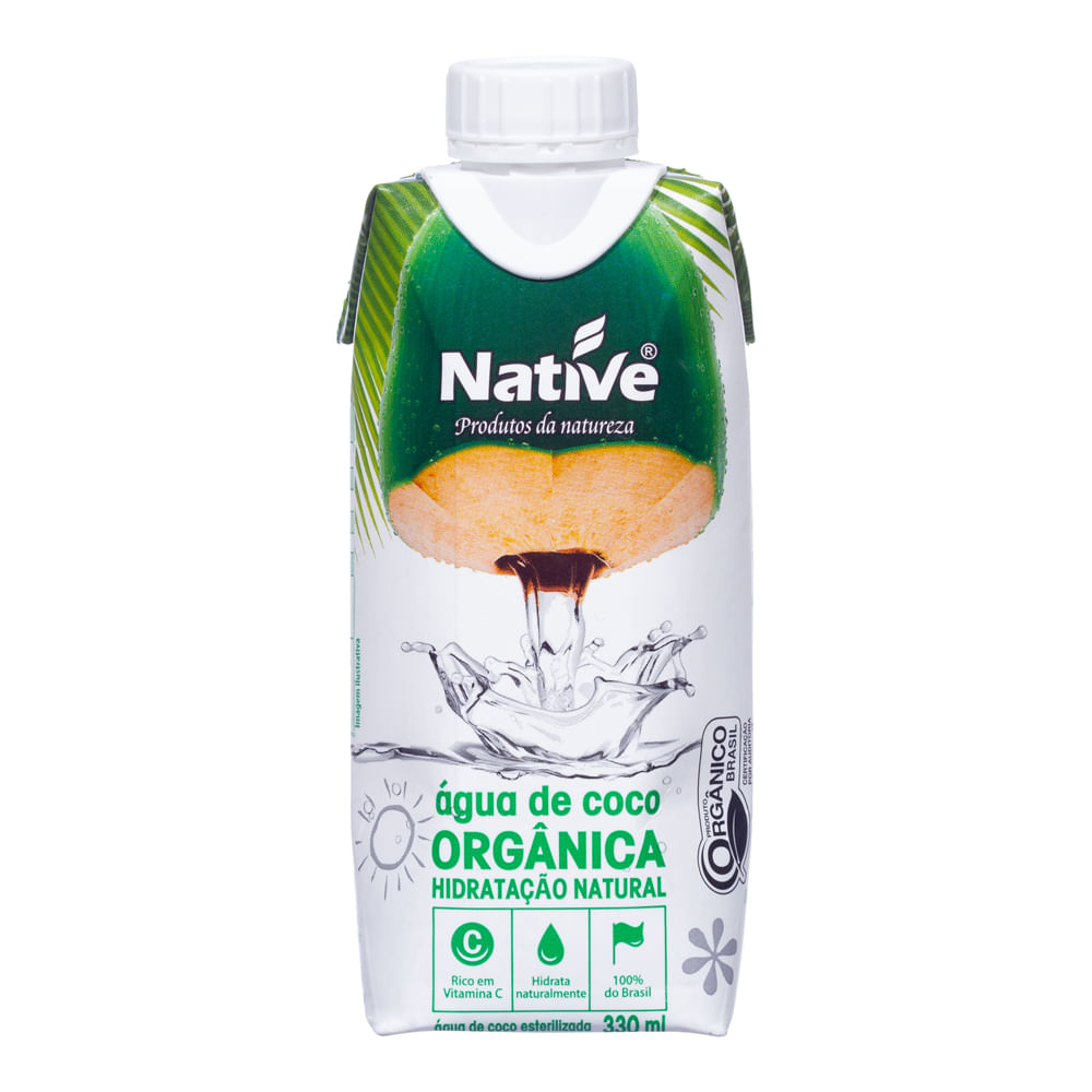 Água de Coco Orgânica Native 330ml - Casa Santa Luzia