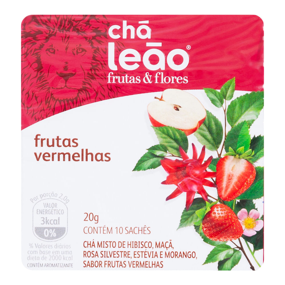 Chá de Frutas Vermelhas Leão 20g - Casa Santa Luzia