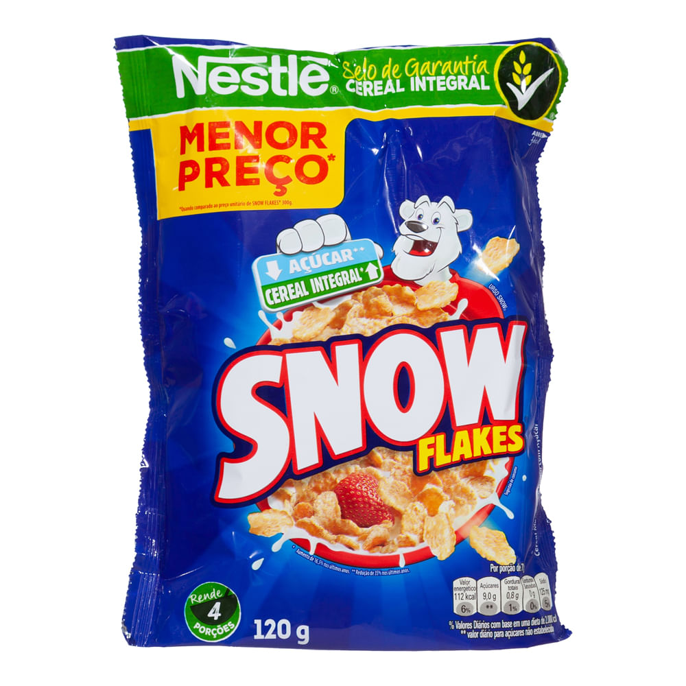 Cereal Matinal Snow Flakes Nestlé 120g - Casa Santa Luzia