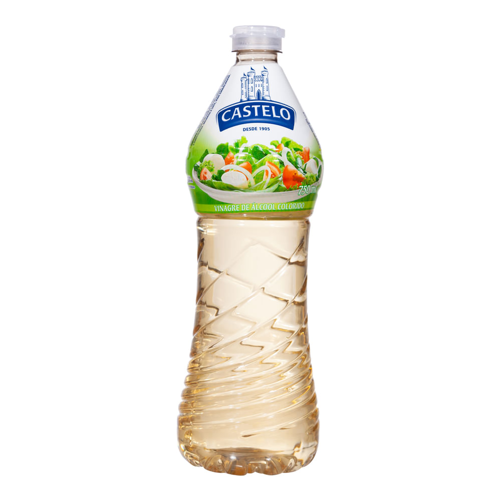 Vinagre de Álcool Colorido Castelo 750ml - Casa Santa Luzia