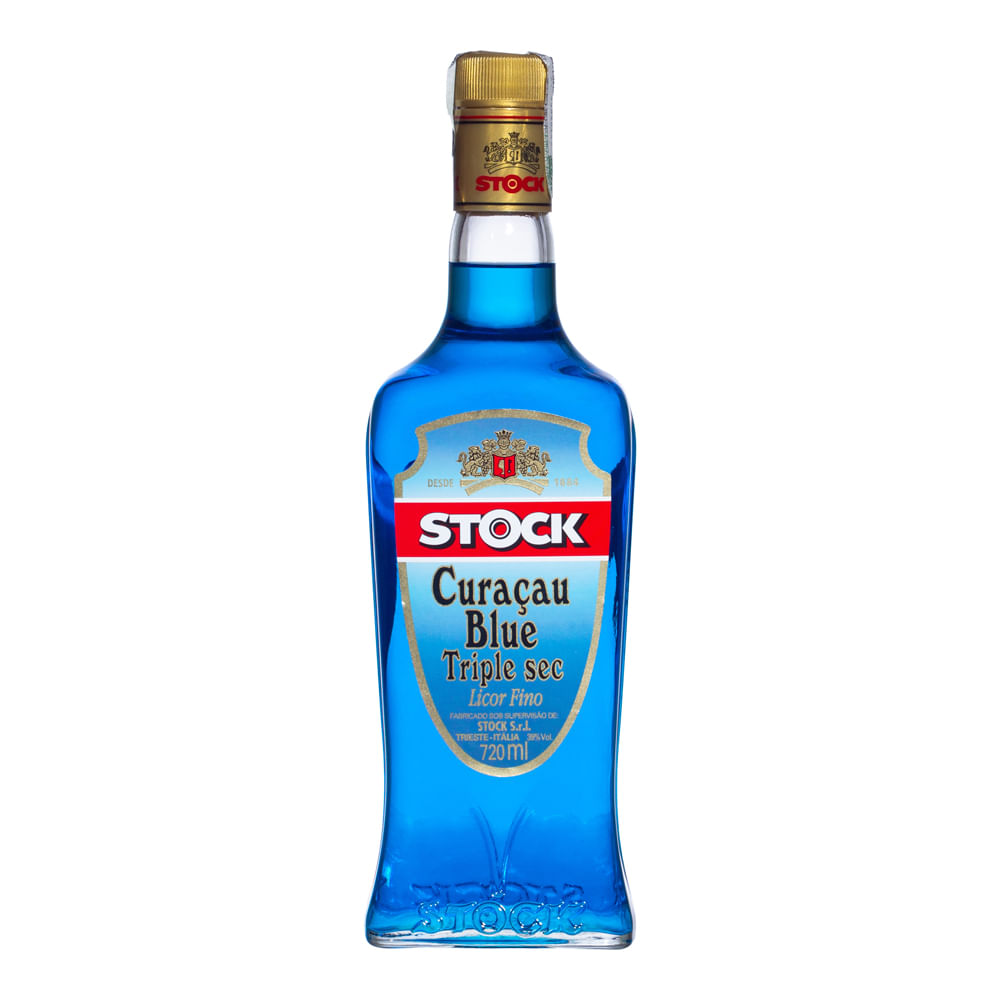 Licor Curaçau Blue Stock 720ml - Casa Santa Luzia