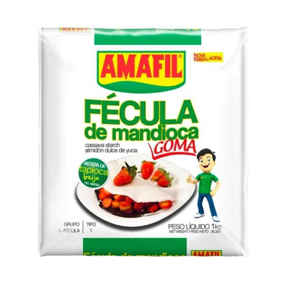 Fécula de Mandioca Amafil 1kg - Casa Santa Luzia