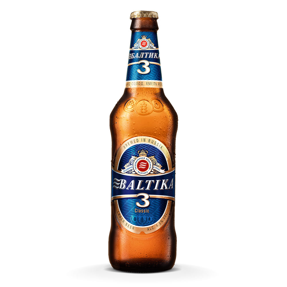 Cerveja Baltika n° 3 Lager 450ml - Casa Santa Luzia