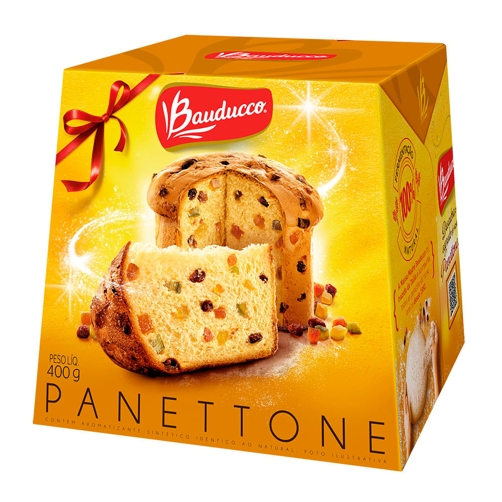 Panettone de Frutas Bauducco 400g - Casa Santa Luzia
