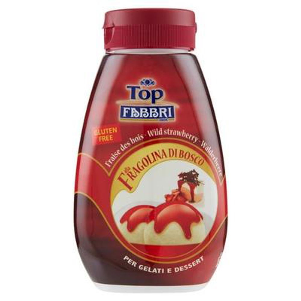 Cobertura Topping Fragola Fabbri 225g - Casa Santa Luzia