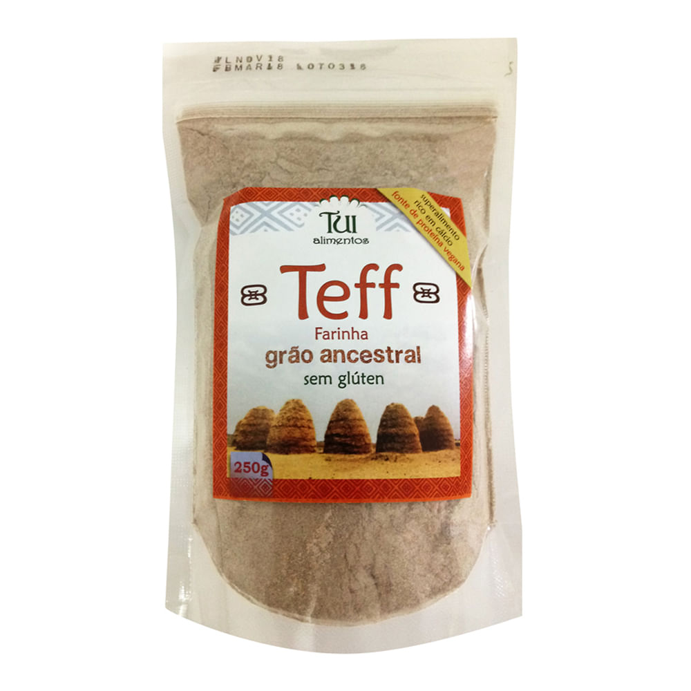 Farinha de Teff Grão Ancestral Tui Alimentos 250g - Casa Santa Luzia