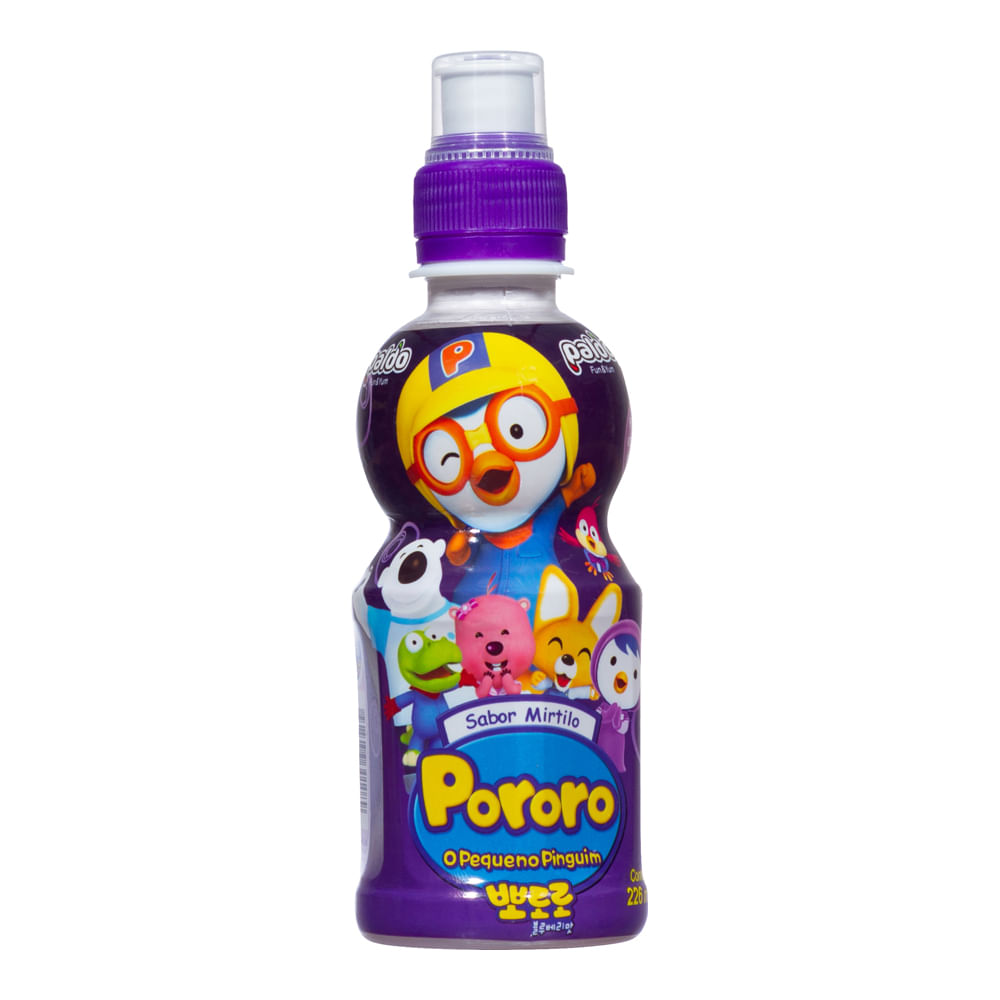 Suco Pororo Sabor Blueberry Paldo 226ml - Casa Santa Luzia