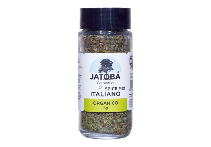Tempero Orgânico Spice Mix Italiano Jatobá 15g - Casa Santa Luzia