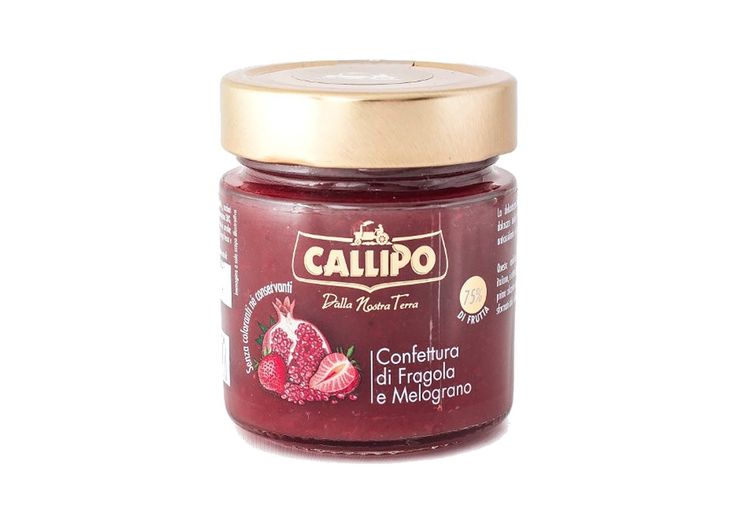 Geleia Callipo Morango com Romã 280g - Casa Santa Luzia