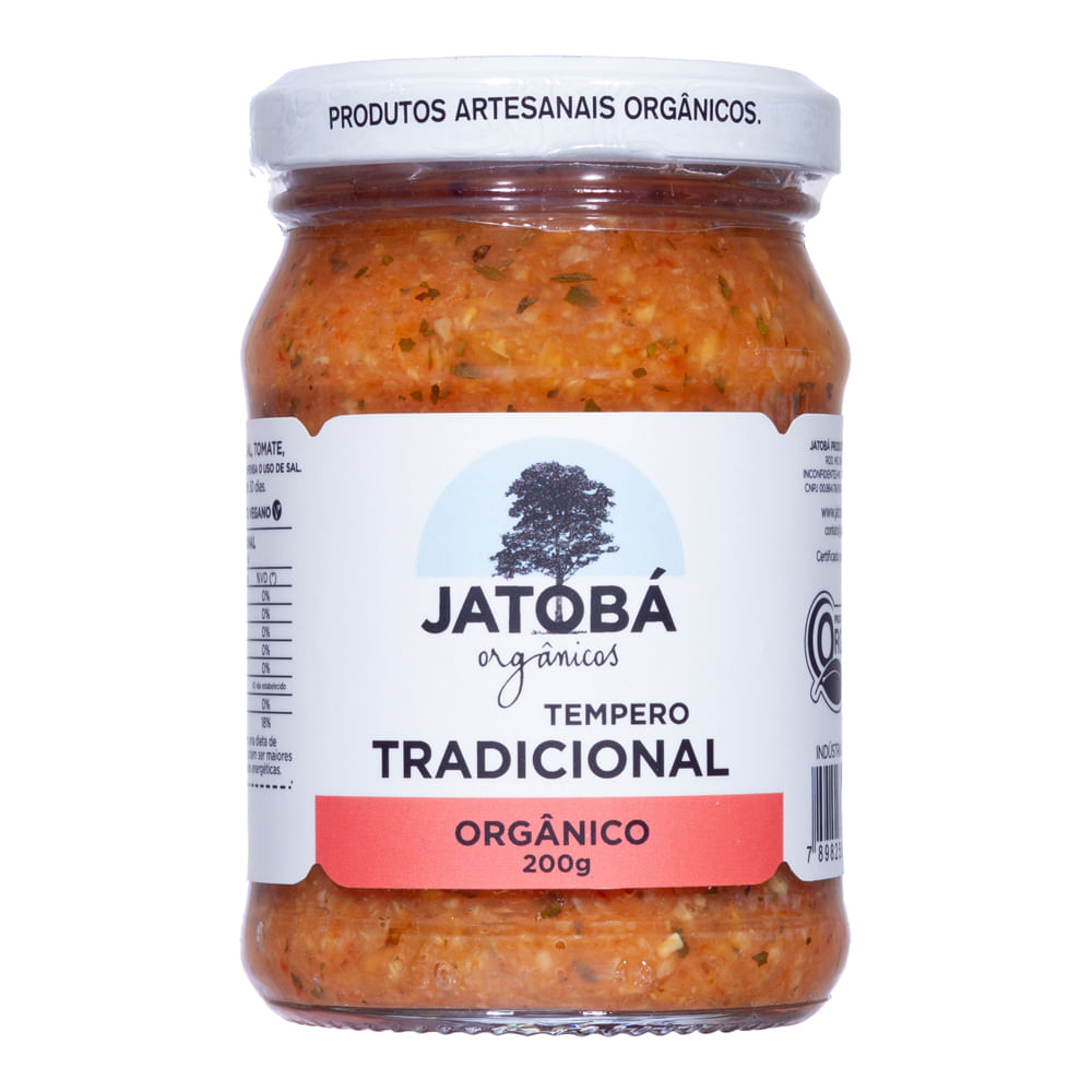 Tempero Tradicional Orgânico Jatobá 200g - Casa Santa Luzia