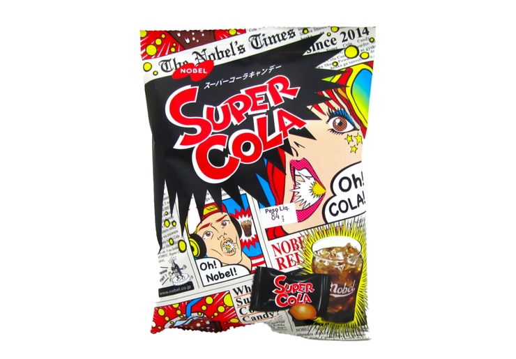 Bala Super Cola Candy Nobel 88g - Casa Santa Luzia
