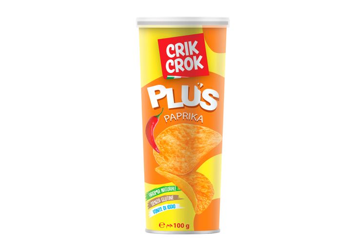 Batata Plus Paprika Crik Crok 100g - Casa Santa Luzia