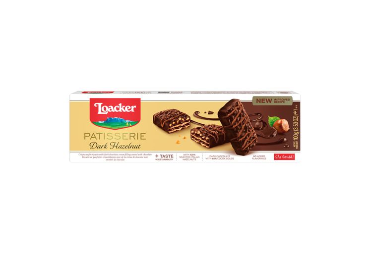 Patisserie Dark Hazelnut Loacker 100g - Casa Santa Luzia