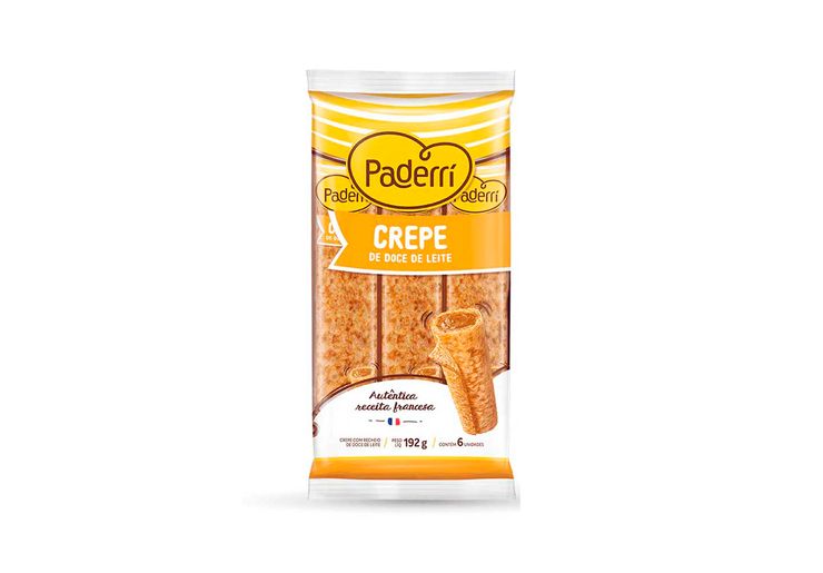 Crepe de Doce de Leite Paderrí 6 Unidades - Casa Santa Luzia