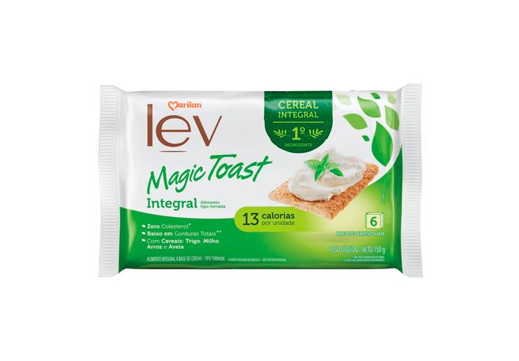 Torrada Lev Magic Toast Integral Marilan 300g - Casa Santa Luzia