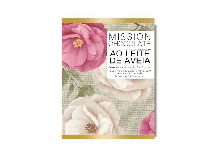 Chocolate ao Leite de Aveia Mission Chocolate 60g - Casa Santa Luzia