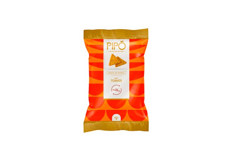 Snack de Pipoca Sabor Tomate Pipó 30g - Casa Santa Luzia