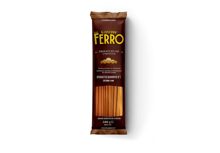 Macarrão Spaghetti Integral Giuseppe Ferro 500g - Casa Santa Luzia