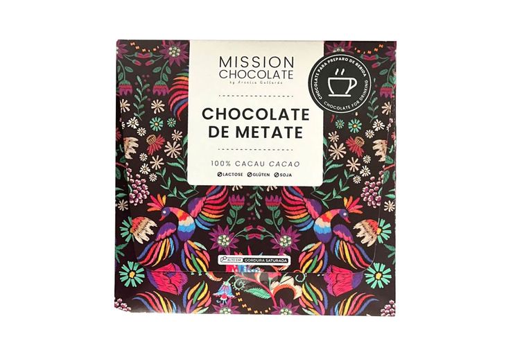 Chocolate de Metate Mission Chocolate 60g - Casa Santa Luzia