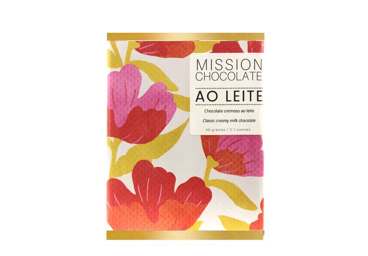 Chocolate Cremoso ao Leite Mission Chocolate 60g - Casa Santa Luzia