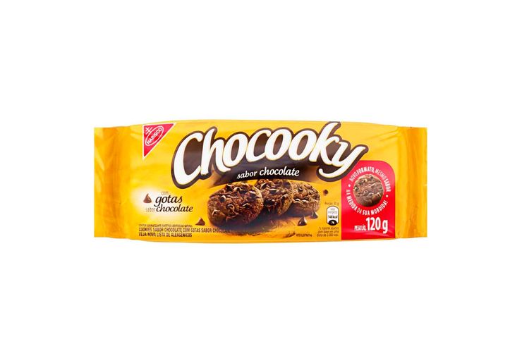 Cookie Sabor Chocolate Chocooky Mondelez 120g - Casa Santa Luzia