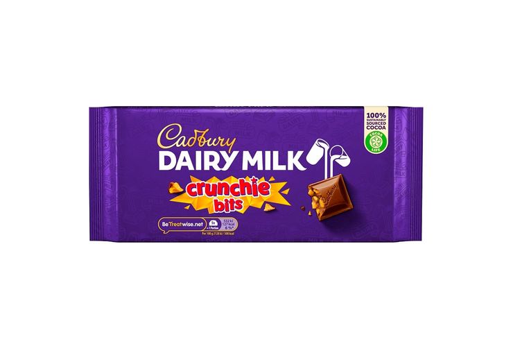 Chocolate Dairy Milk Crunchie Bits Cadbury 180g - Casa Santa Luzia