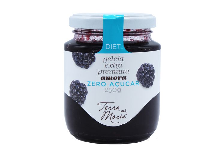 Geleia Extra Premium Sabor Amora Sem Açúcar Terra Moriá 250g - Casa ...