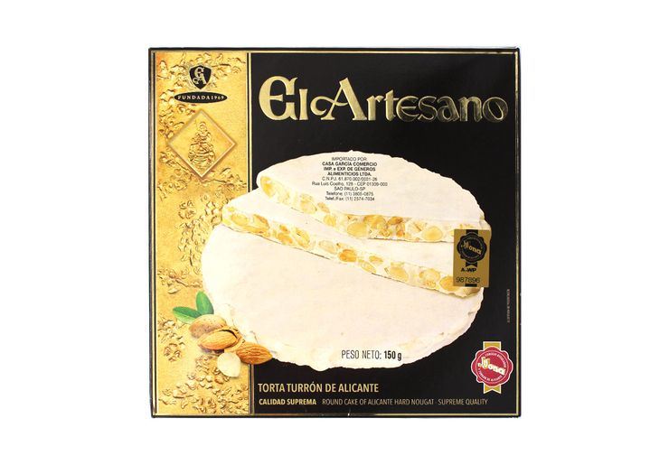 Torta Torrone De Alicante El Artesano 150g Casa Santa Luzia