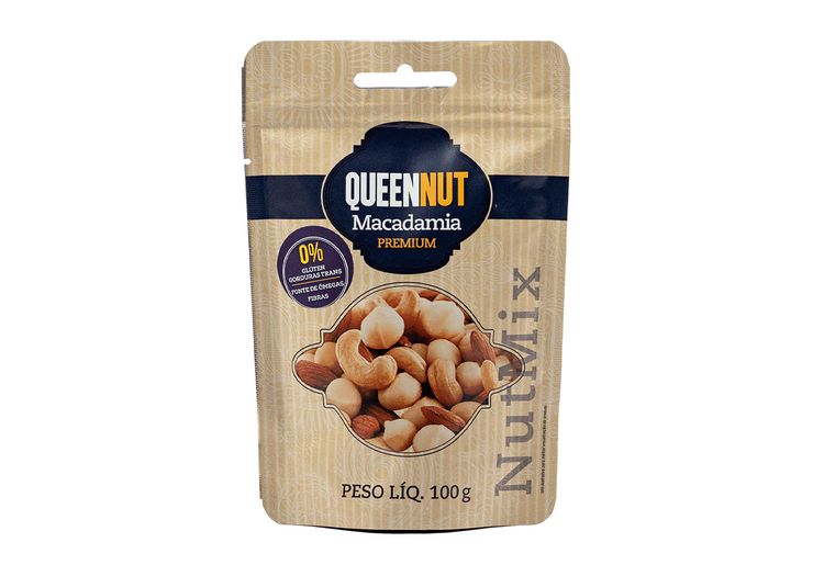 Nut Mix Macadamia Premium Queennut 100g - Casa Santa Luzia