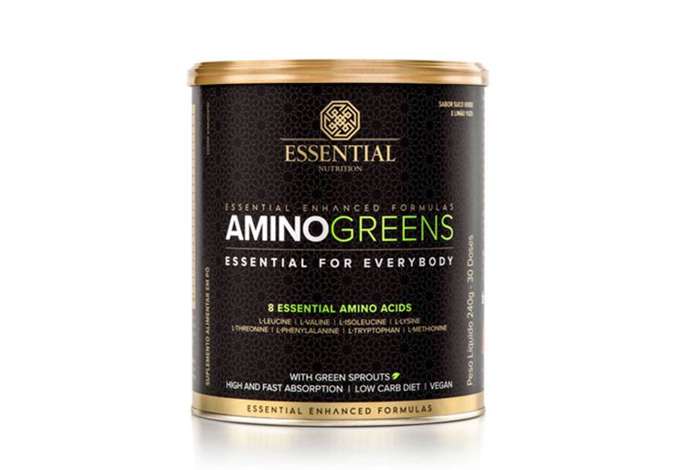 Amino Greens Essential Nutrition 240g - Casa Santa Luzia