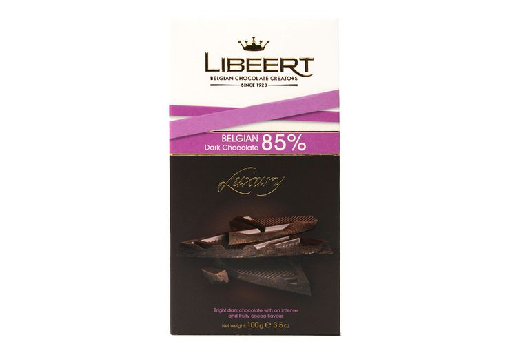 Chocolate Amargo 85% Cacau Luxury Libeert 100g - Casa Santa Luzia