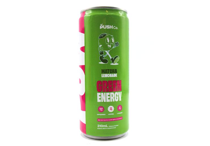 Energético Natural a Base de Matcha Push 310ml - Casa Santa Luzia