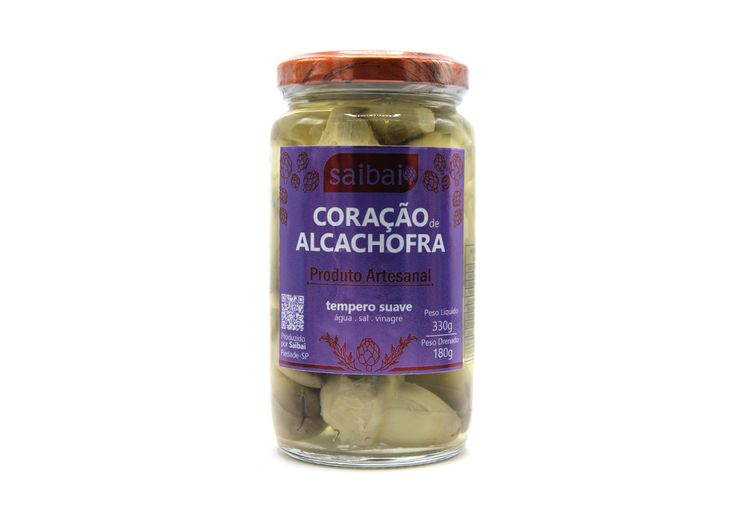 Coração de Alcachofra Saibai 330g - Casa Santa Luzia