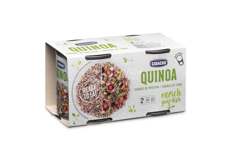 Quinoa Cozida em Conserva Cidacos 2 x 120g - Casa Santa Luzia