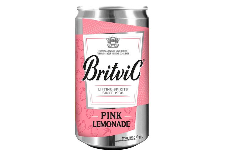 Refrigerante Pink Lemonade de Limão e Morango Britvic 220ml - Casa ...