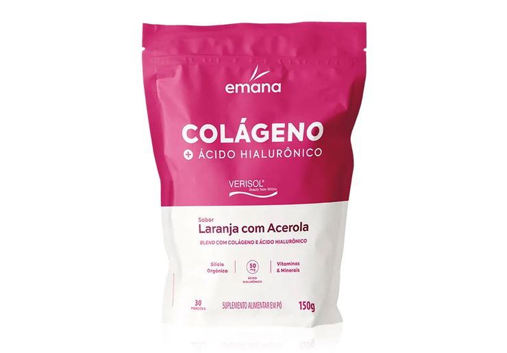 Suplemento Alimentar Sabor Laranja com Acerola Emana 150g - Casa Santa ...