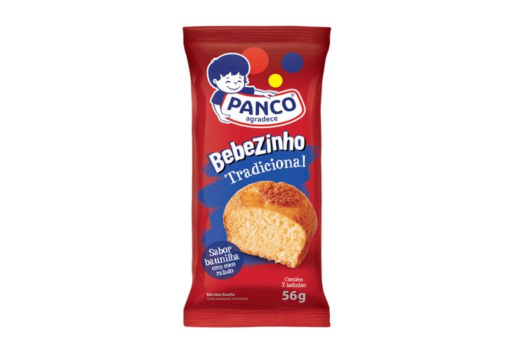 Bolo de Baunilha Tradicional Bebezinho Panco 56g - Casa Santa Luzia