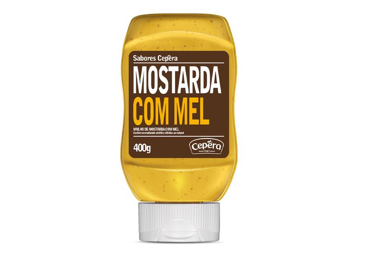 Mostarda com Mel Cepêra 400g - Casa Santa Luzia